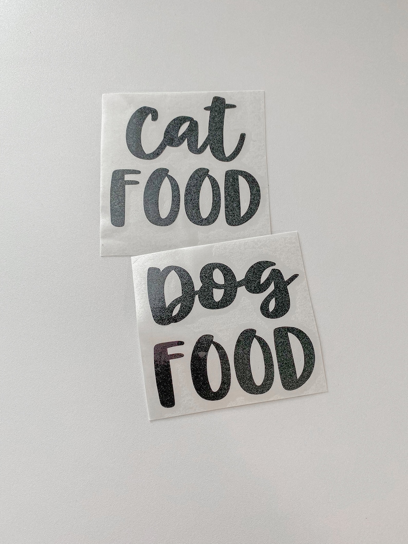 Dog Food Sticker | Cat Food Sticker | Dog Food Label for Jars | Dog ...