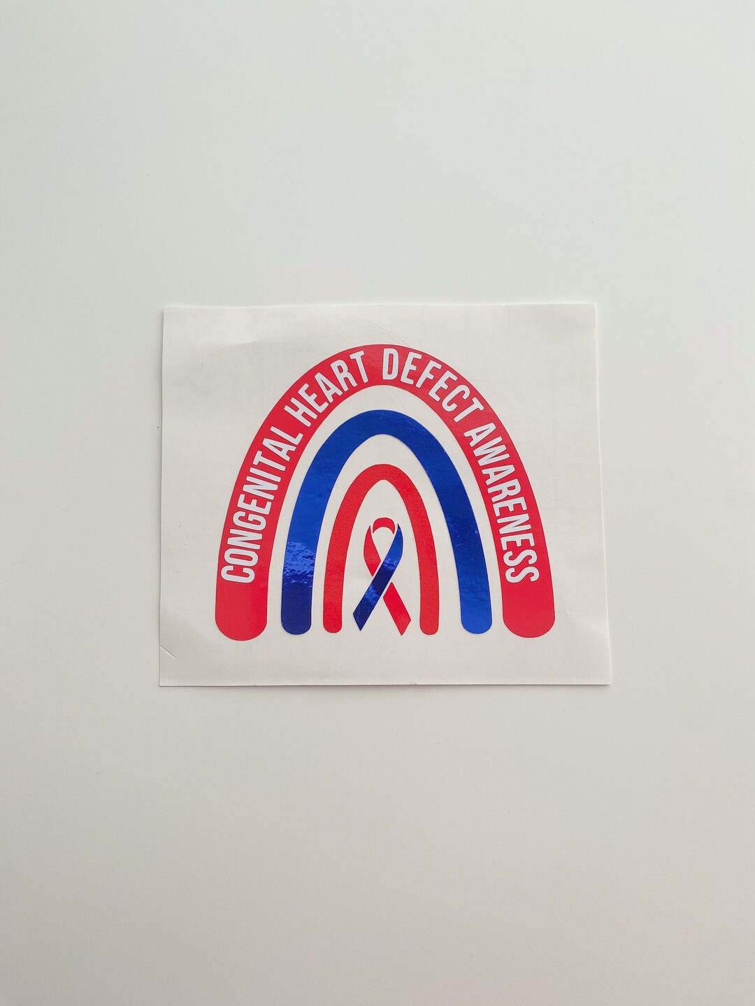 Congenital Heart Defect Awareness Sticker CHD Awareness - Etsy