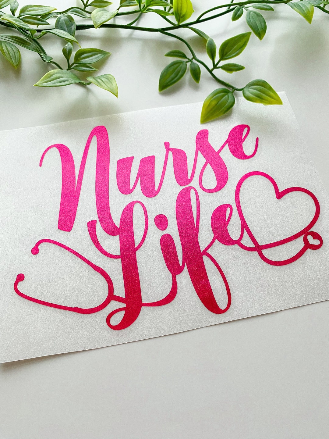 Nurse Life Sticker Nurse Car Window Decal Nurse Vinyl Decals Cute DIY ...