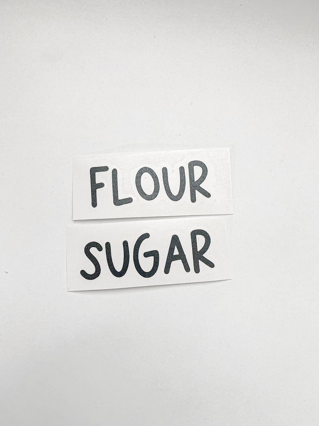 Custom Kitchen Organization Labels | Kitchen Canister Vinyl Decals ...