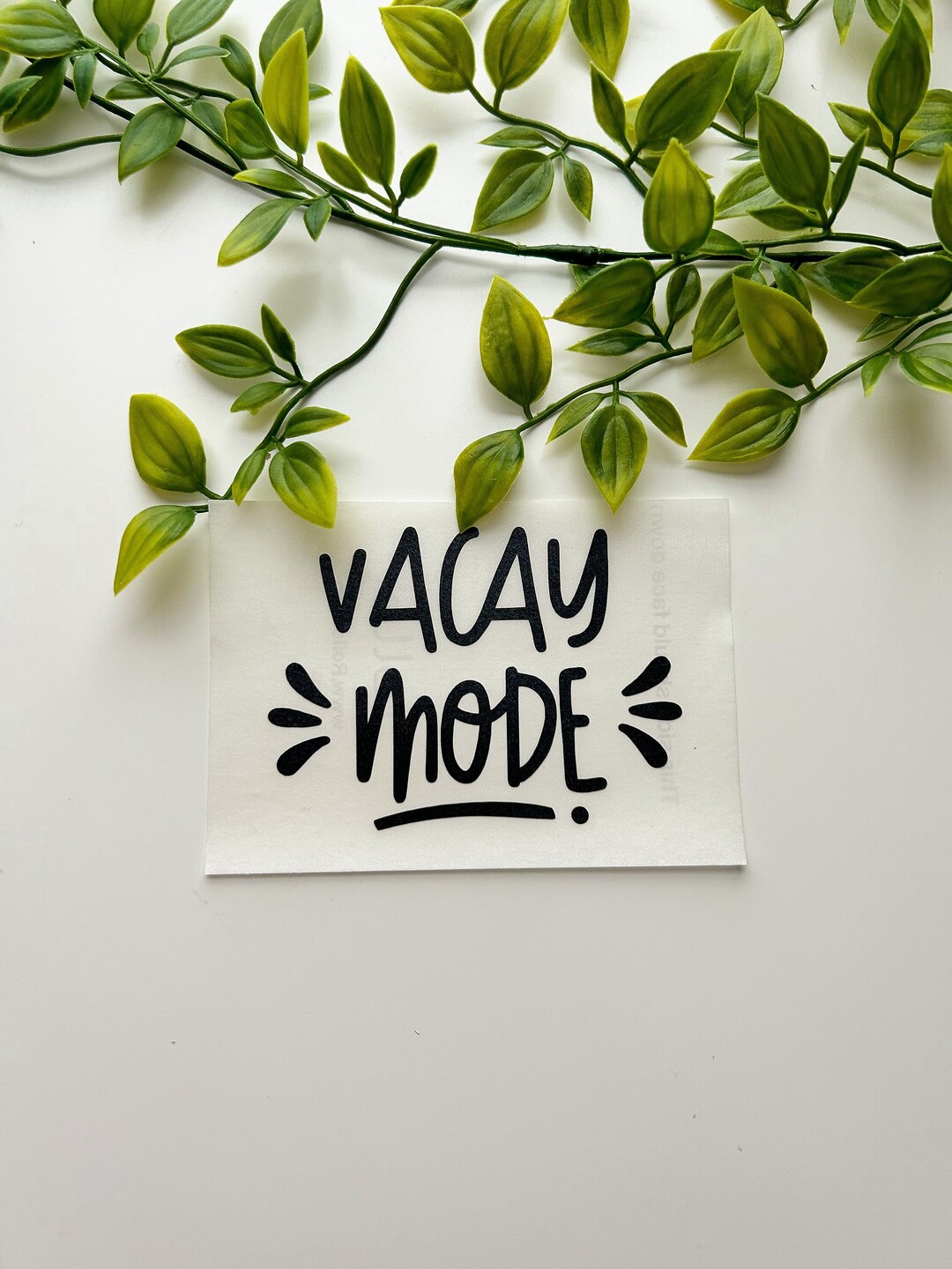 Vacay Mode Tumbler Sticker Vacation Water Bottle Vinyl Decal Waterproof ...