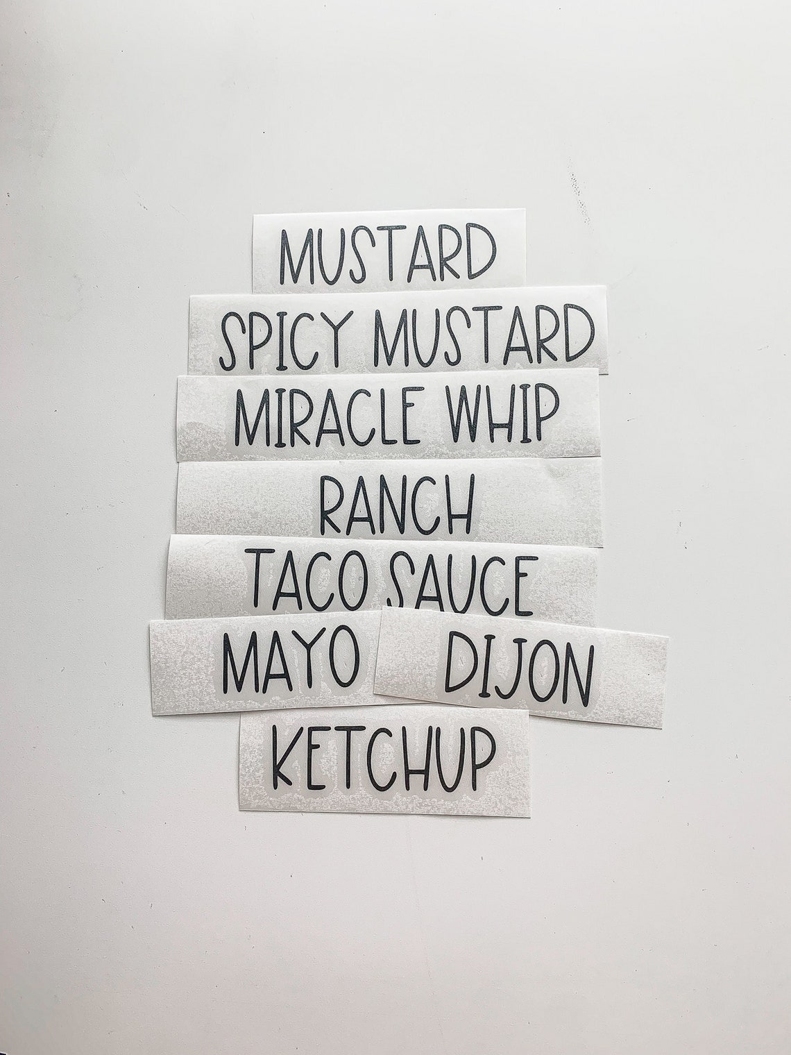 Custom Condiment Labels Create Your Own Sauce Bottle Sticker - Etsy