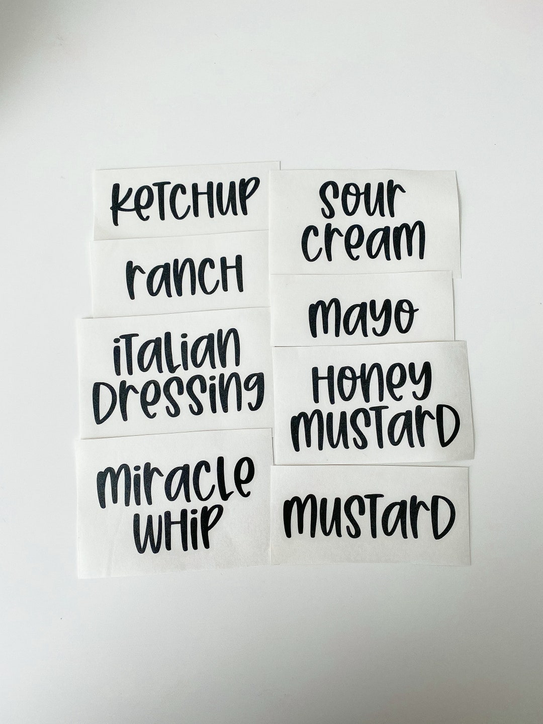 Custom Condiment Labels Create Your Own Sauce Bottle Sticker - Etsy
