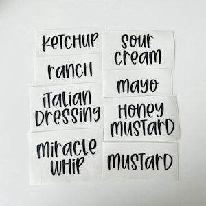 Custom Condiment Labels | Create Your Own Sauce Bottle Sticker ...