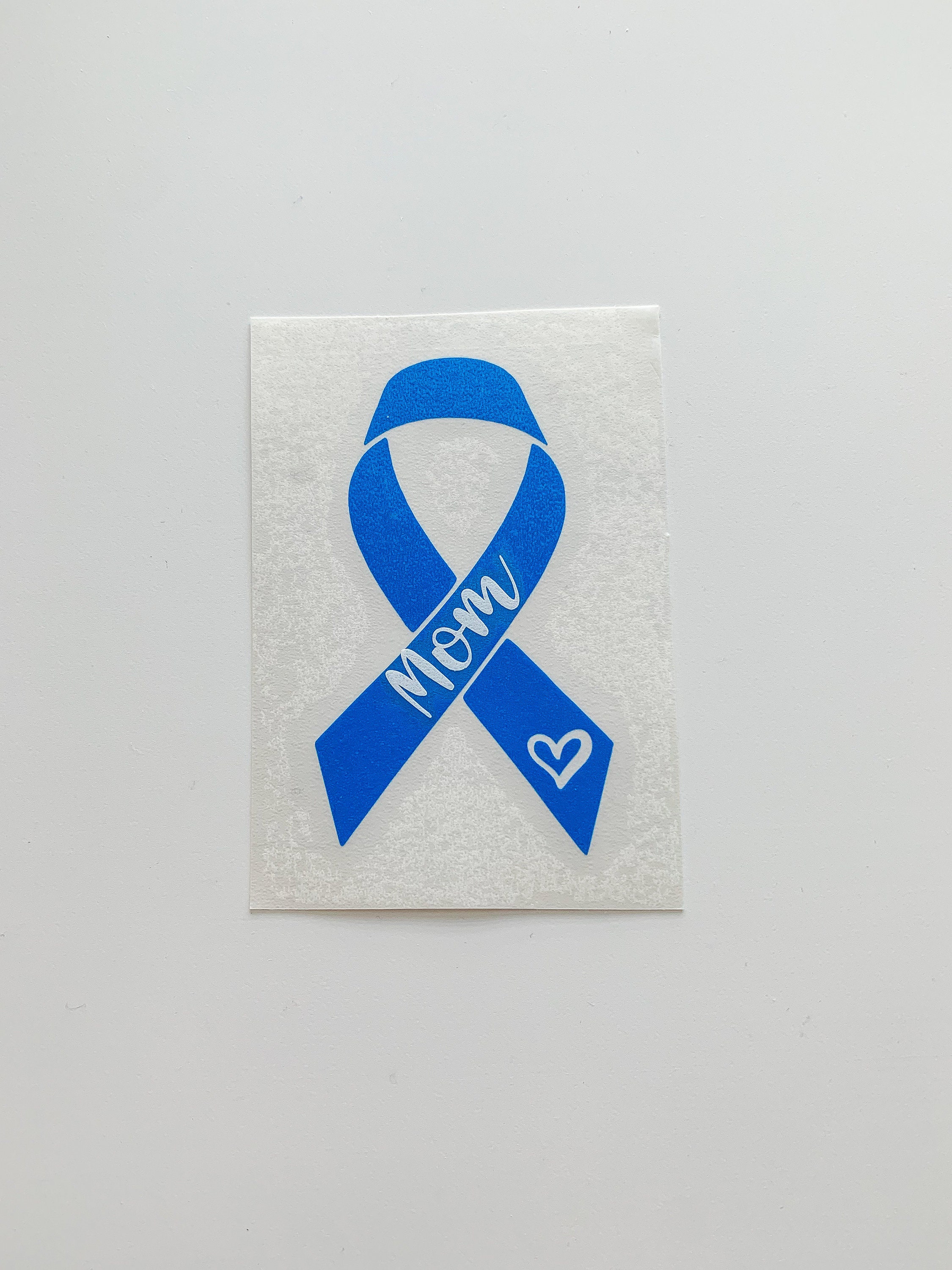 Personalized Colorectal Cancer Awareness Decal | Custom Name Color ...