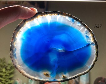 Blue Geode Slice - Etsy