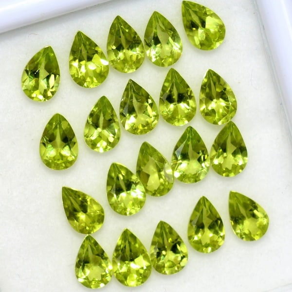 Pear Shape Peridot - Etsy