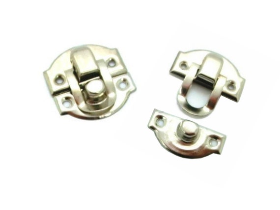 25x27mm Snap latch toggle catch hasp lock buckle silver | Etsy