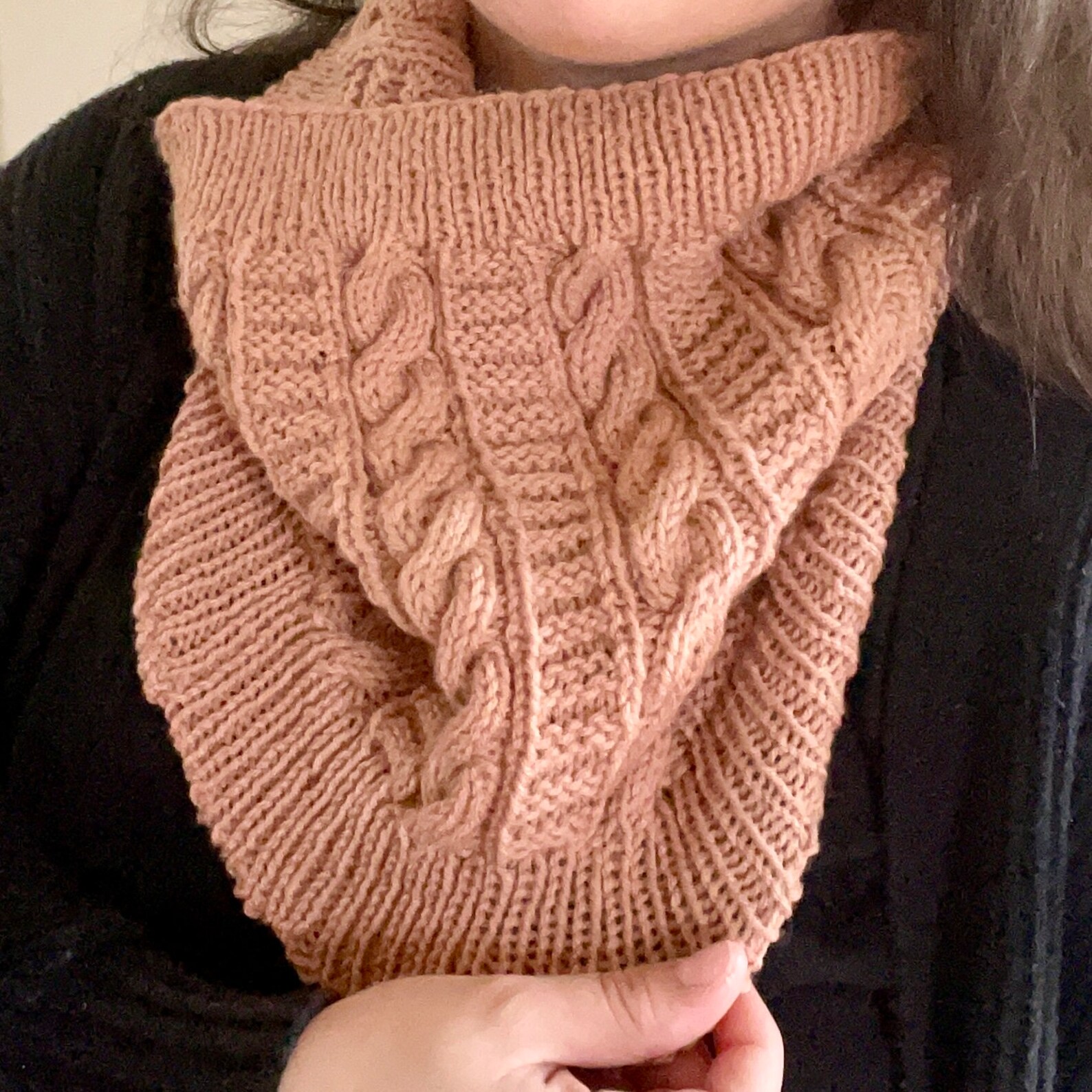 Knitting Pattern- Cables & Ladders Cowl - Etsy