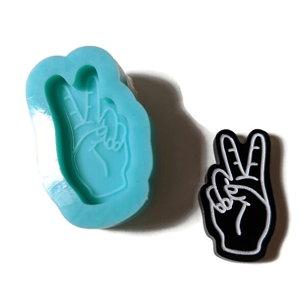 Peace Sign Resin Mold - Etsy