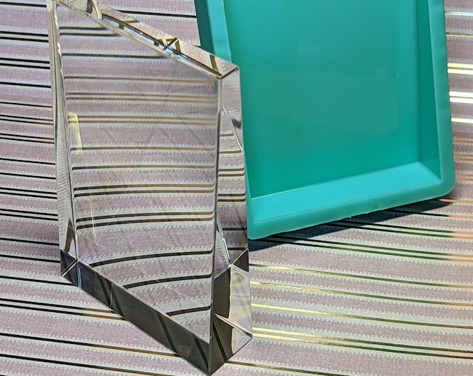 Portrait Wedge Silicone Mold Glossy Display Mold for Resin Wax or ...