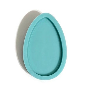 Large "egg" Teardrop Resin Mold - Magnet and Wax Melt Mold - Engraved ...