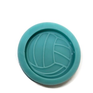Volleyball Resin Mold - Magnet and Wax Melt Mold - Engraved Mould for ...