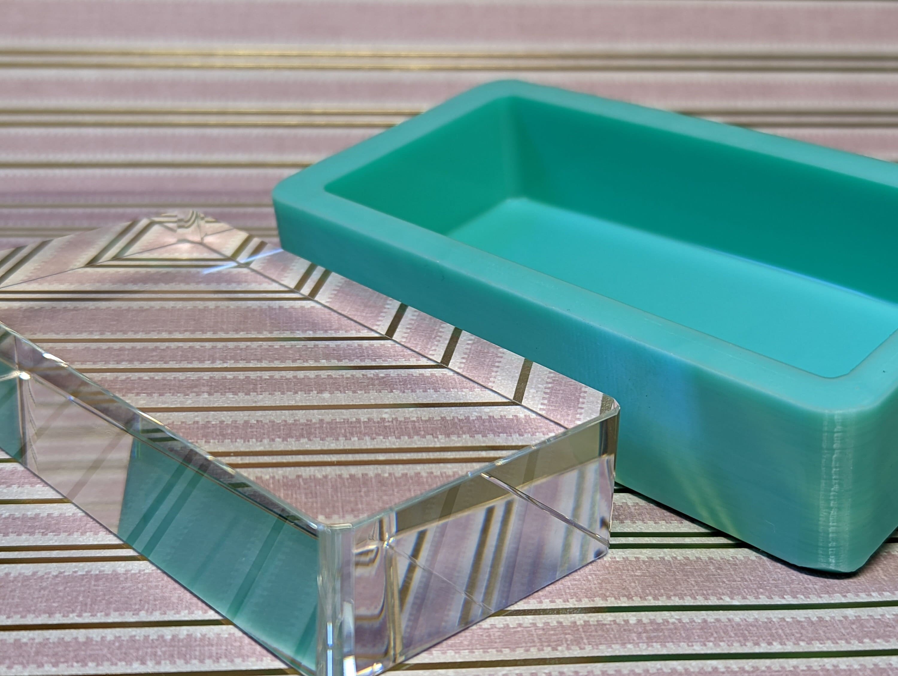 Deep Rounded Rectangle Silicone Mold Glossy Display Mold for - Etsy