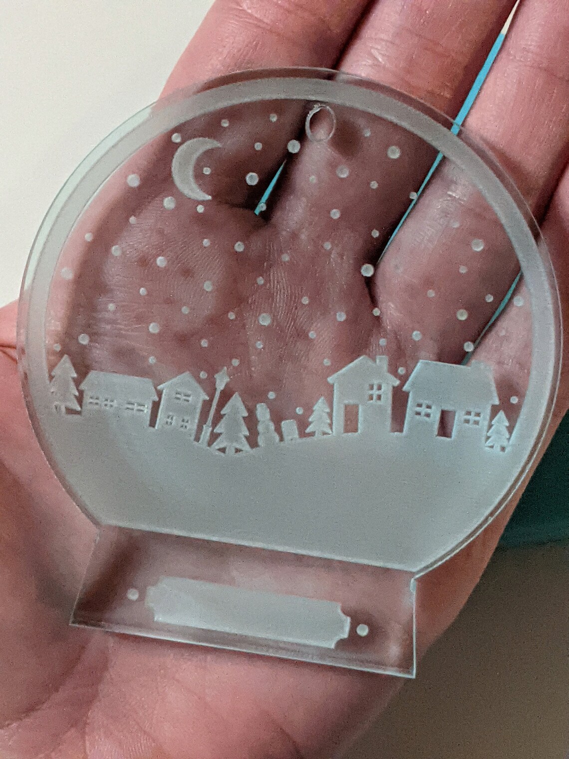 Snowglobe Ornament Resin Mold Snow Globe Mold Christmas Mold | Etsy