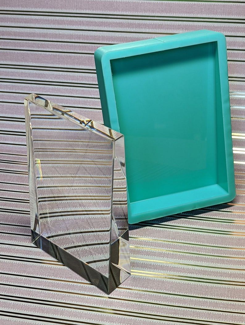 Portrait Wedge Silicone Mold Glossy Display Mold for Resin - Etsy