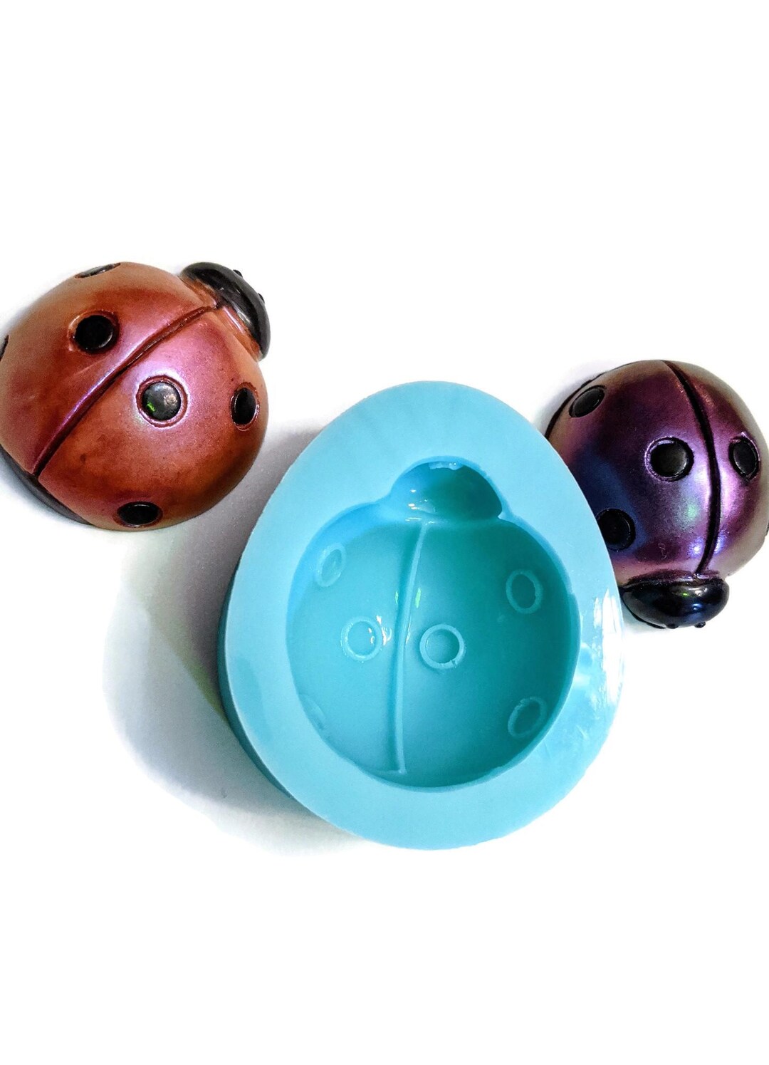 Ladybug Resin Mold Silicone Mold - Make Your Own Insect Bug Beetle ...