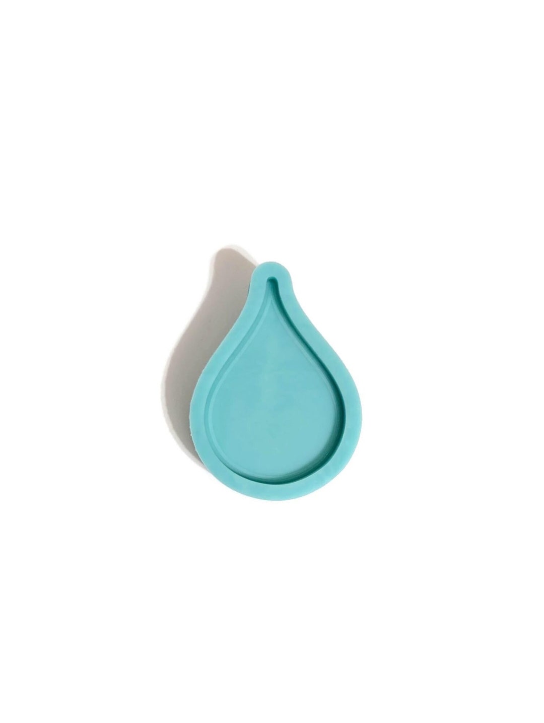 Large Teardrop Resin Mold - Magnet and Wax Melt Mold - Engraved Mould ...