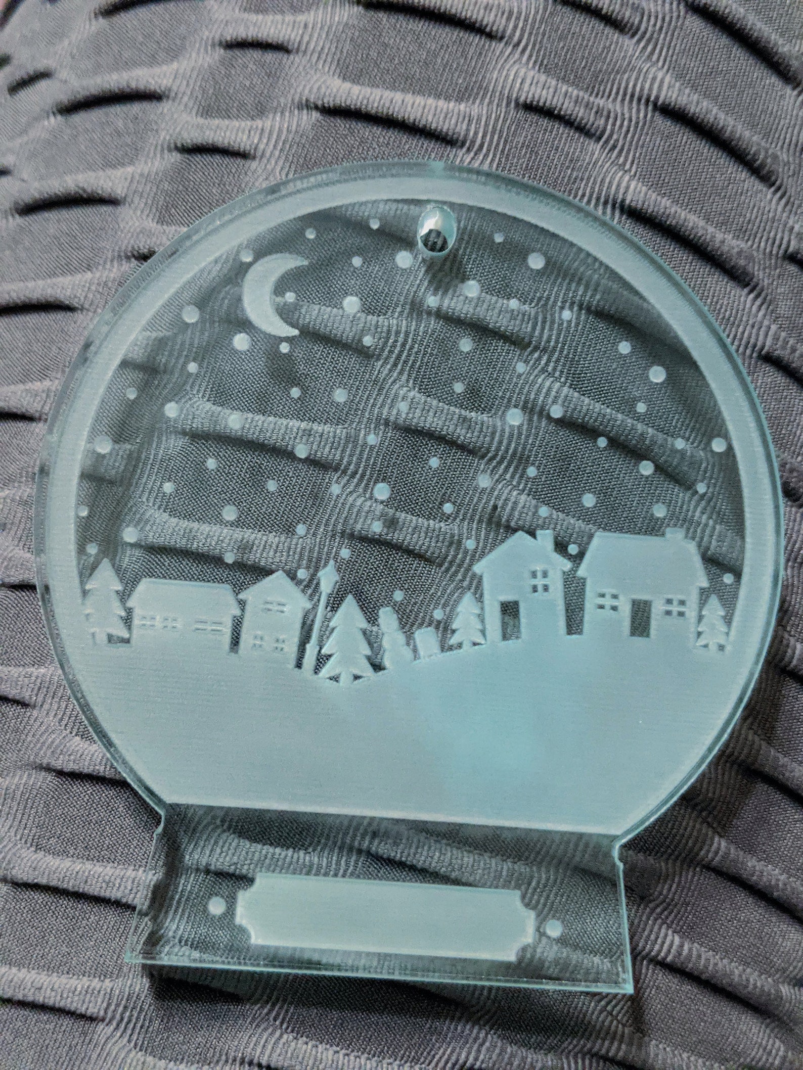 Snowglobe Ornament Resin Mold Snow Globe Mold Christmas Mold | Etsy