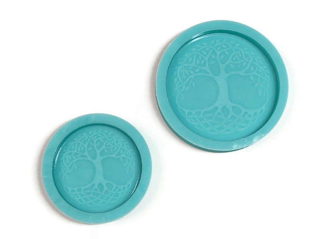Tree of Life Magnet Resin Mold Magnet and Wax Melt Mold Engraved Mould ...