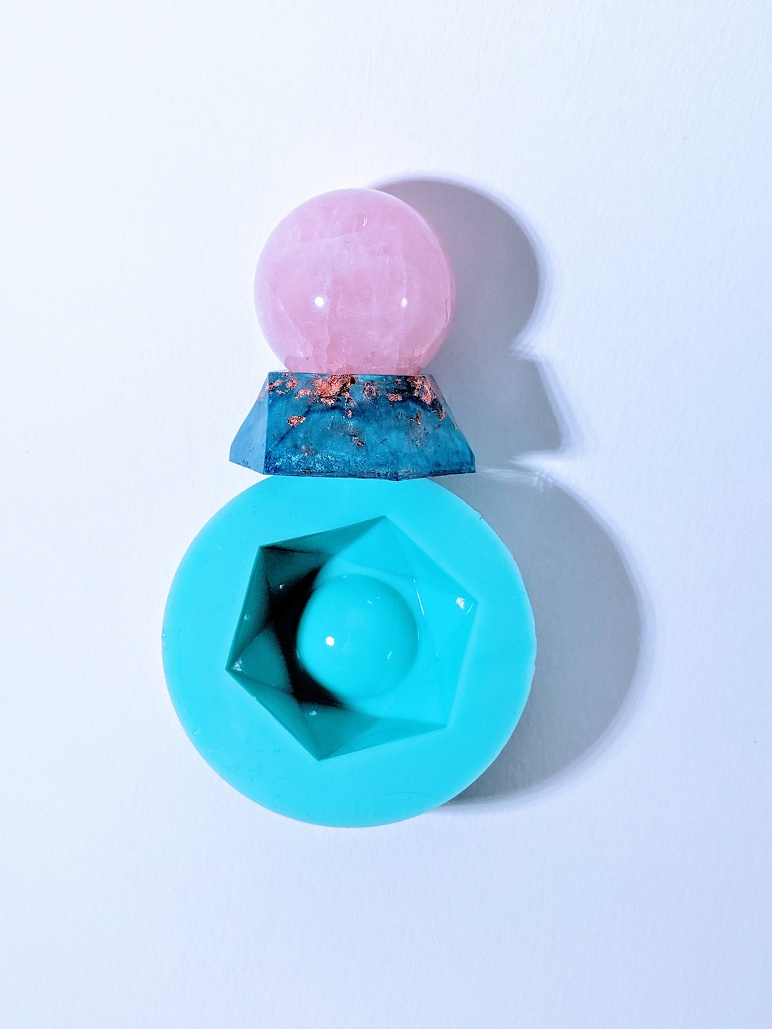 Crystal Ball STAND Silicone Mold Sphere Holder Resin Crafting Crystal ...