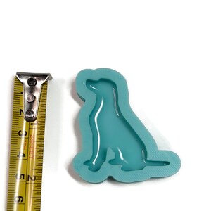 Glossy Dog Resin Mold, Unique Resin Mold, Polymer Clay Dog Mold, UV ...