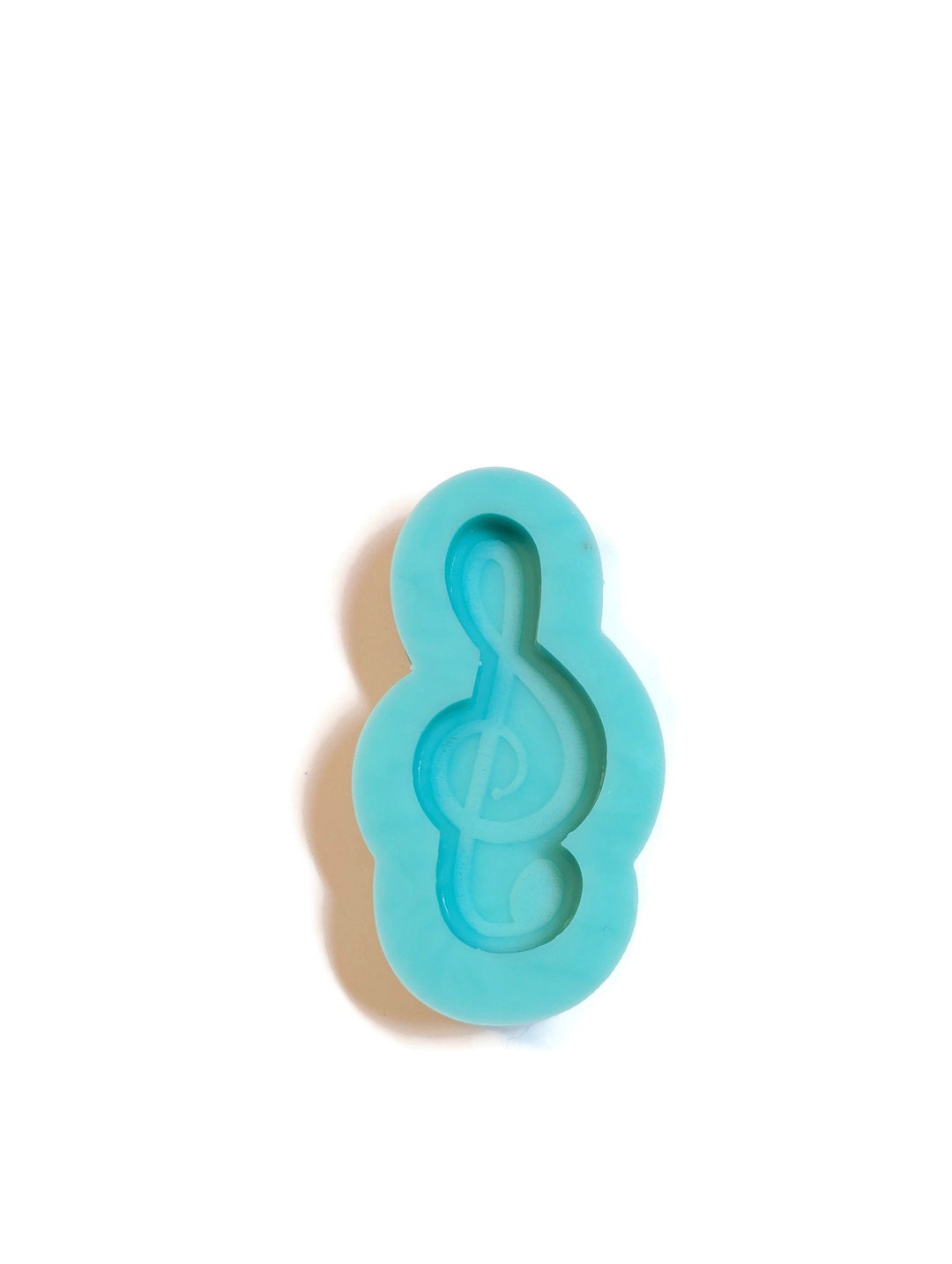 Treble Clef Music Resin Mold - Magnet and Wax Melt Mold - Engraved ...