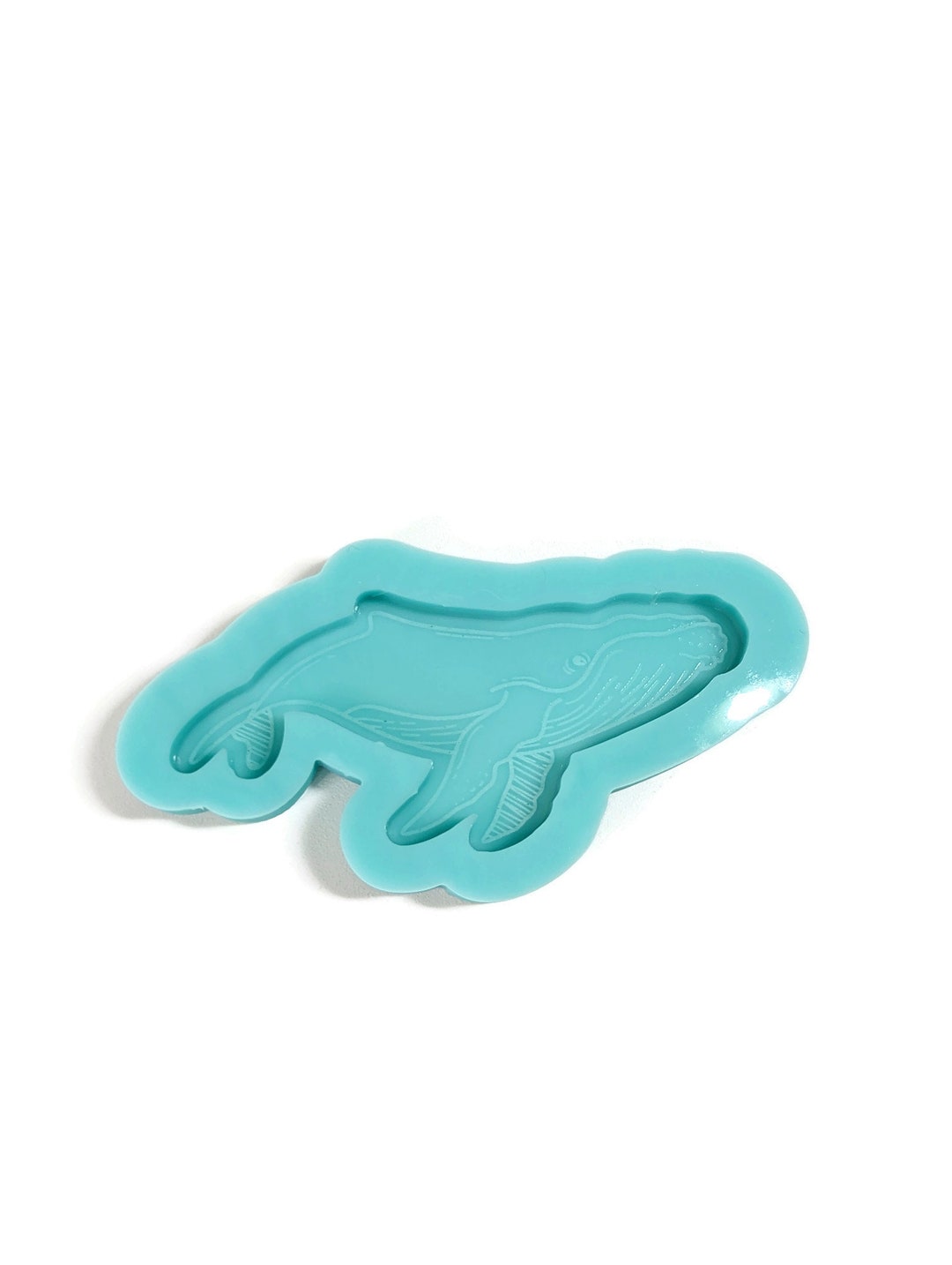 Whale Resin Mold - Magnet and Wax Melt Mold - Polymer Clay Push Mold ...