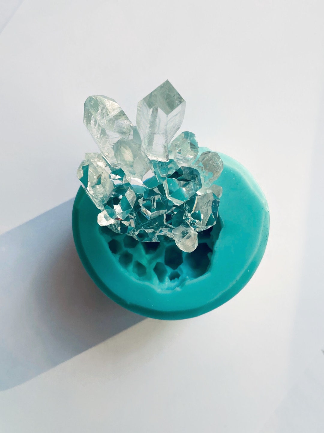 Crystal Cluster Resin Mold - Works Great With Resin, Gypsum, Wax, and ...