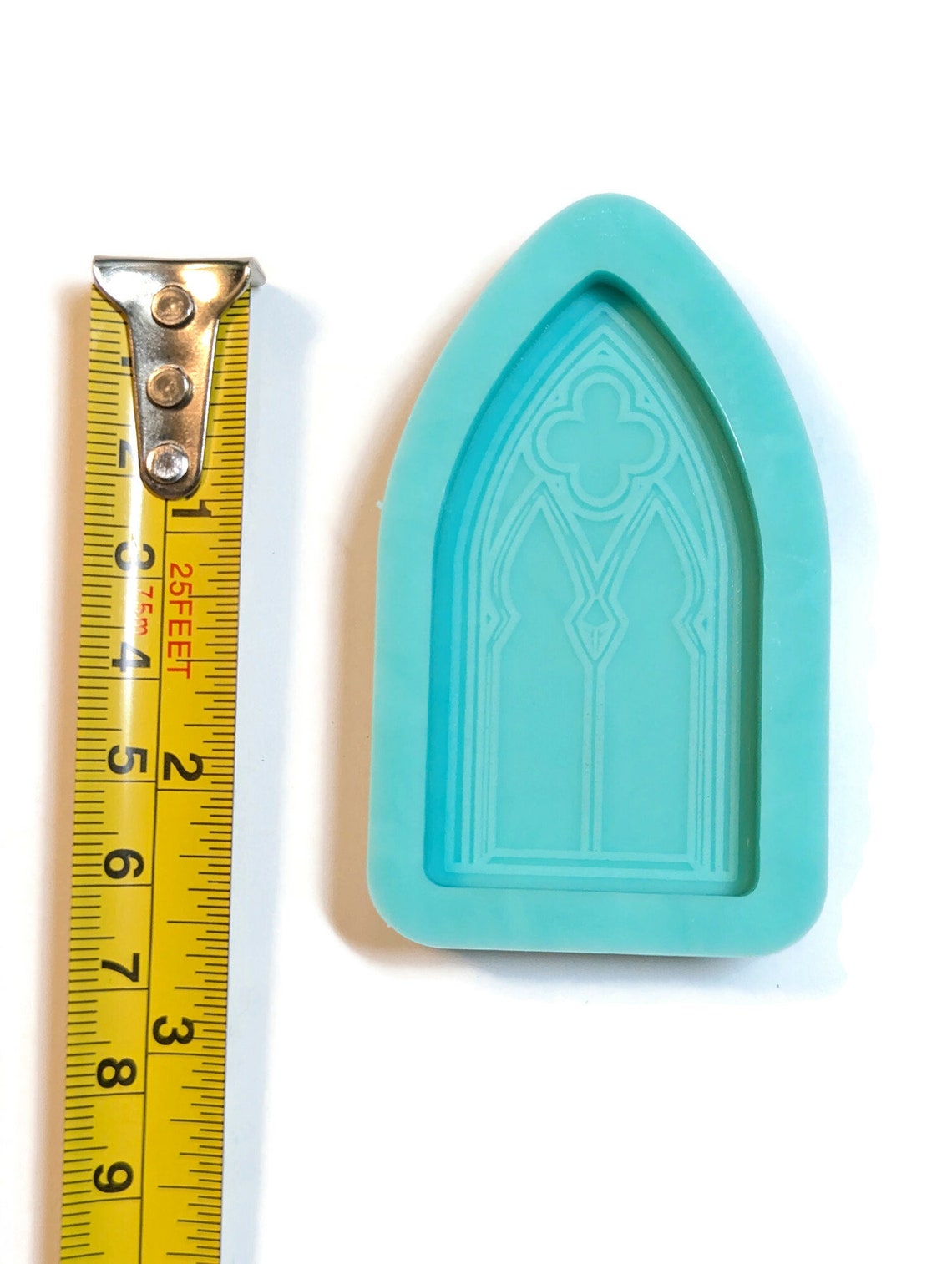 Gothic Arch Stained Glass Resin Mold - Magnet and Wax Melt Mold ...