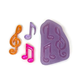 Music Notes Mold - Make Your Own Music Notes and Treble Clef With This ...