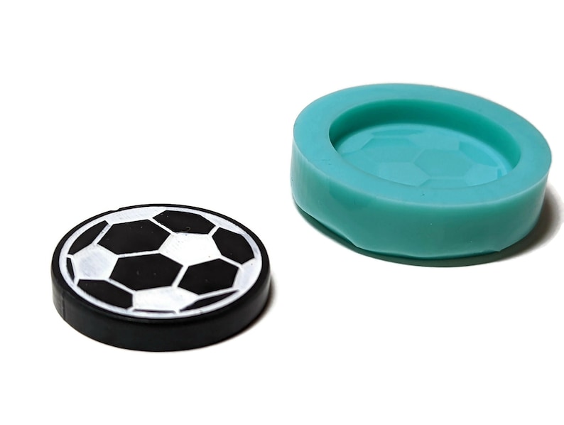 Soccer Ball Resin Mold - Magnet and Wax Melt Mold - Cute Magnet ...