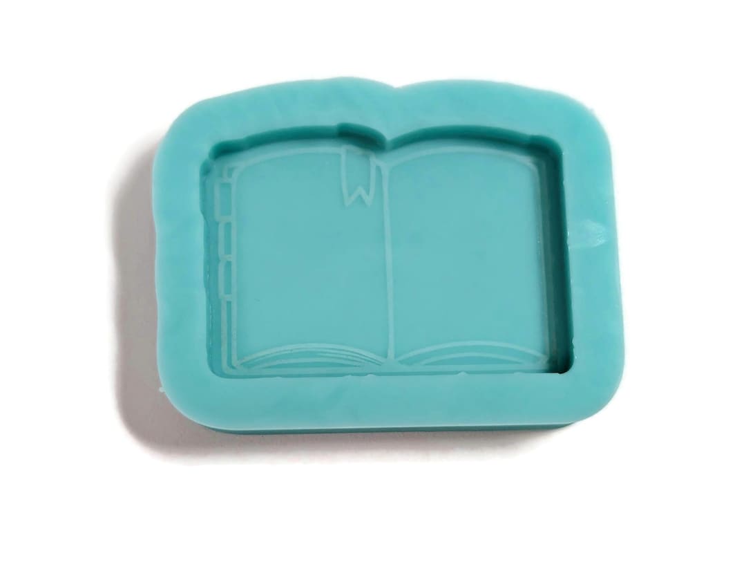 Open Book Resin Mold - Journal Scrapbook Bible Magnet and Wax Melt Mold ...