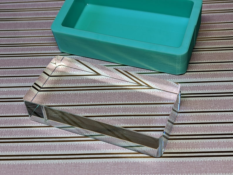Deep Rounded Rectangle Silicone Mold Glossy Display Mold for - Etsy