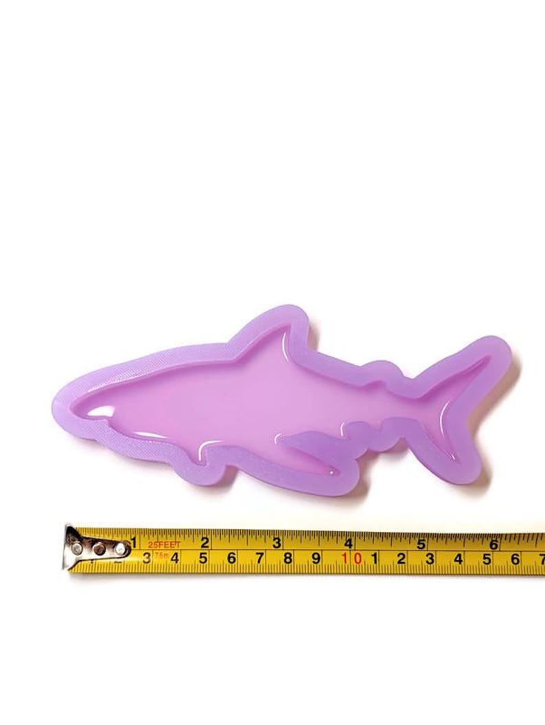 Domed Shark Resin Molds - Unique Ocean Themed Silicone Molds for Resin ...