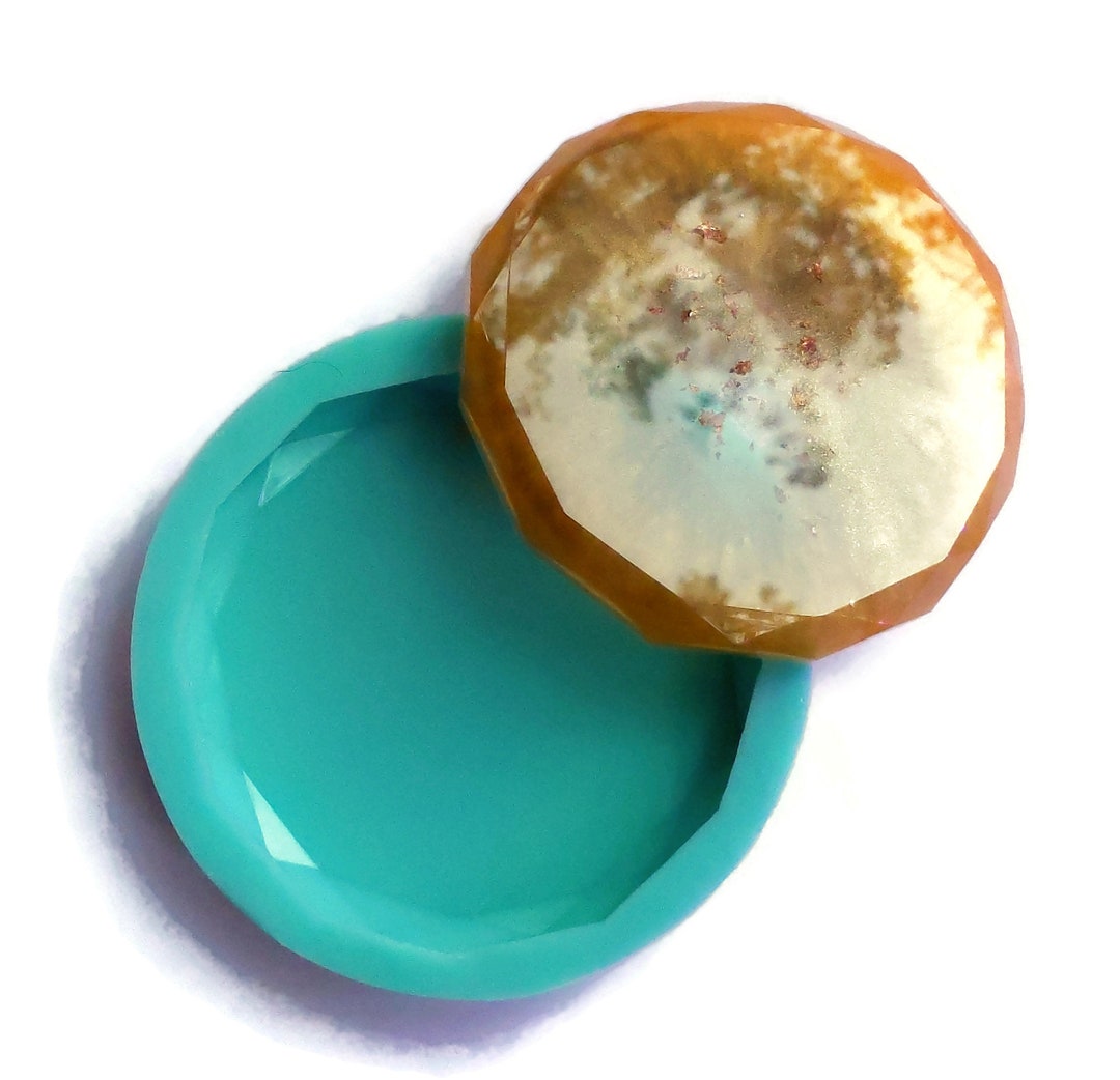 Deep Crystal Edge Coaster Resin Mold - Works Great With Resin, Gypsum ...