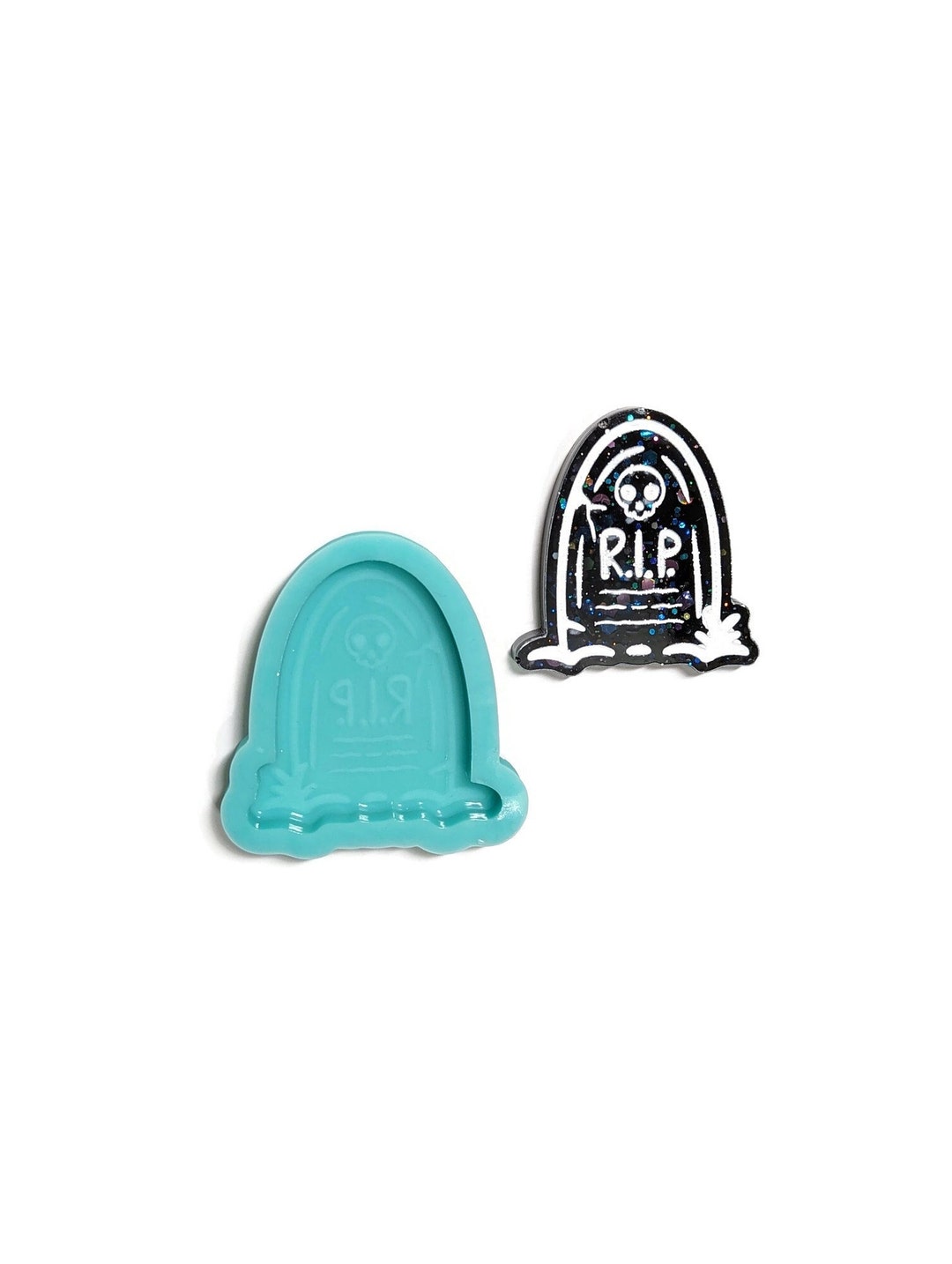 Tombstone Magnet Resin Mold - Make Your Own RIP Tombstone Magnet With ...