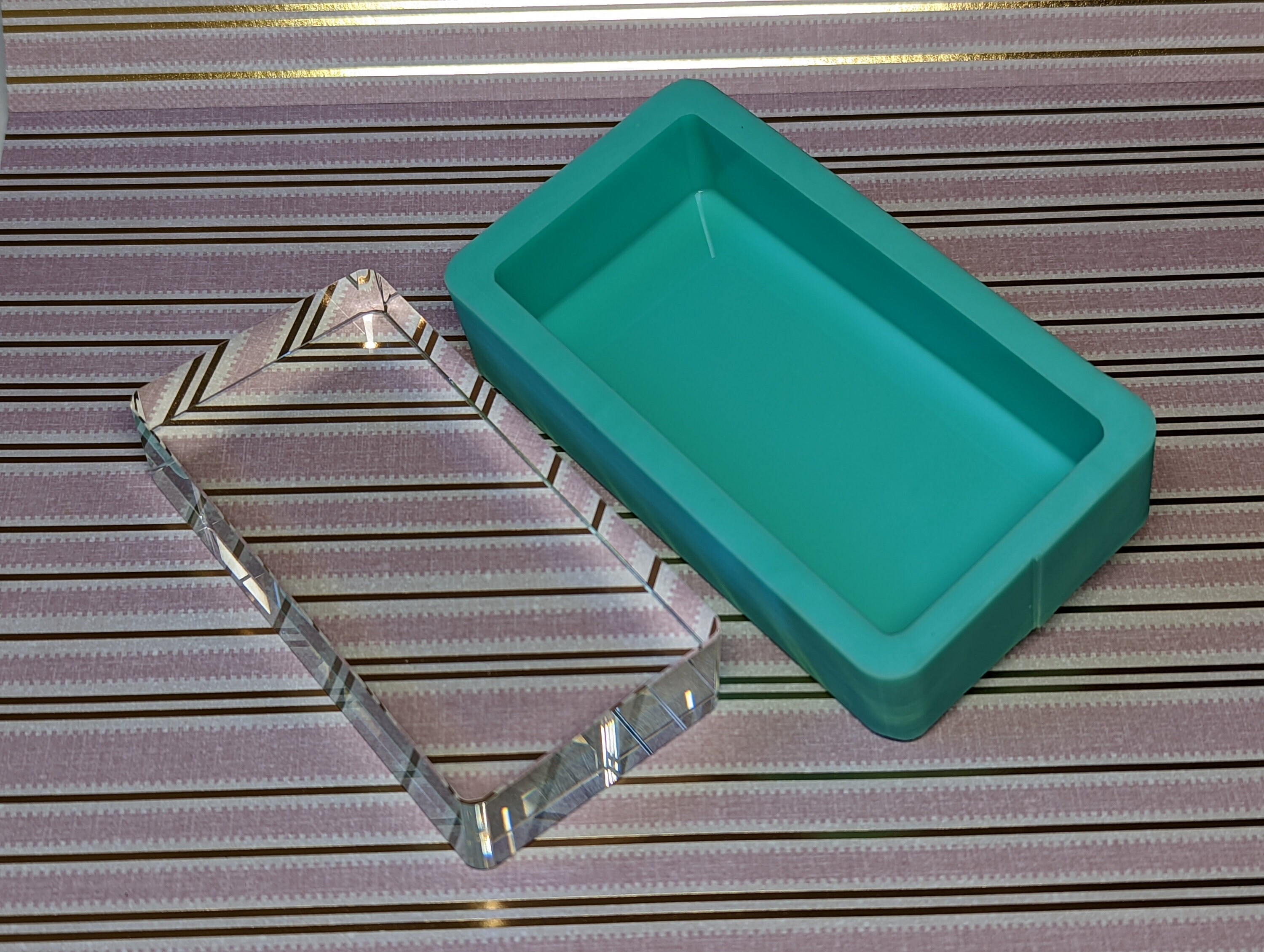 Deep Rounded Rectangle Silicone Mold Glossy Display Mold for - Etsy