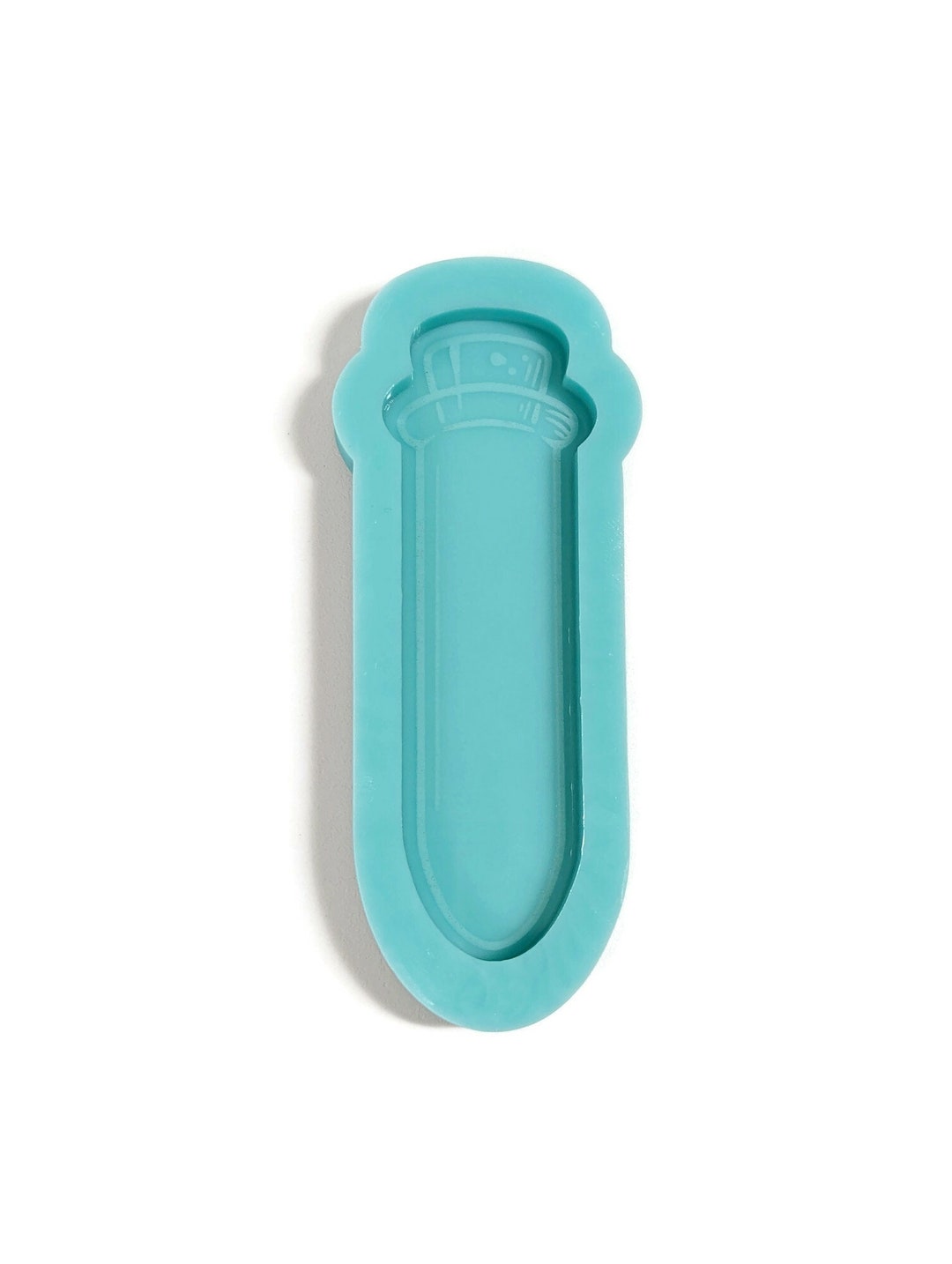 Vial With Cork Resin Mold - Magnet and Wax Melt Mold - Engraved Mould ...