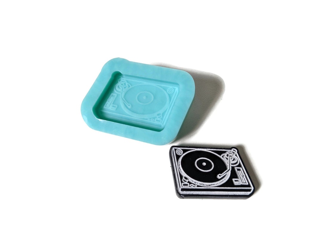 Vinyl Record Player Resin Mold - Magnet and Wax Melt Mold - Cute ...