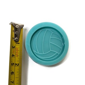 Volleyball Resin Mold - Magnet and Wax Melt Mold - Engraved Mould for ...