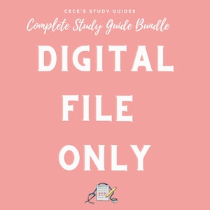 DIGITAL - Complete Study Guide Bundle for Nursing Students - Nursing ...