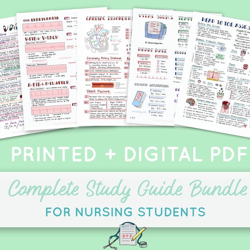 Pharmacology Study Guide - Etsy