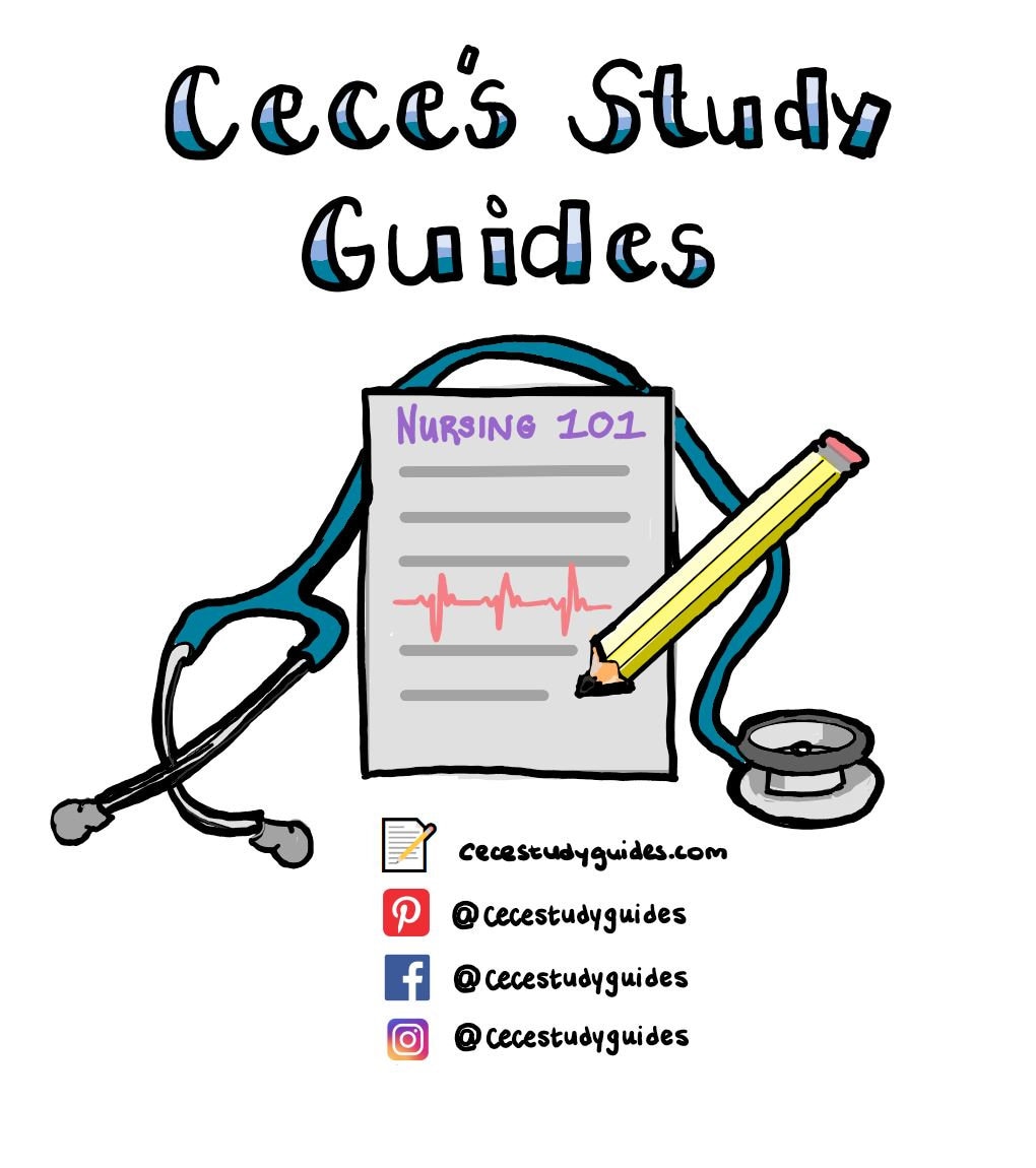PRINTED Digital PDF - Complete Nursing Study Guide Bundle - Digital ...