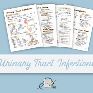 Urinary Tract Infections Nursing Study Guide, Med-surg Cheat Sheet ...