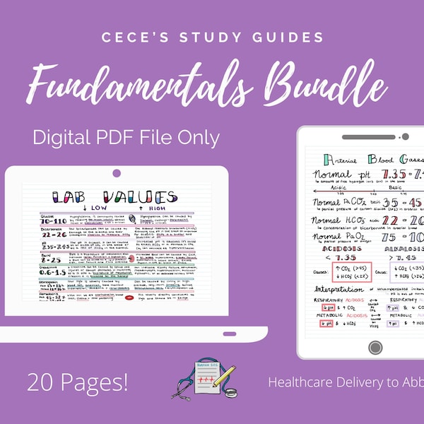 Nursing School Notes - Etsy