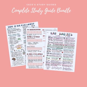 DIGITAL - Complete Study Guide Bundle for Nursing Students - Nursing ...