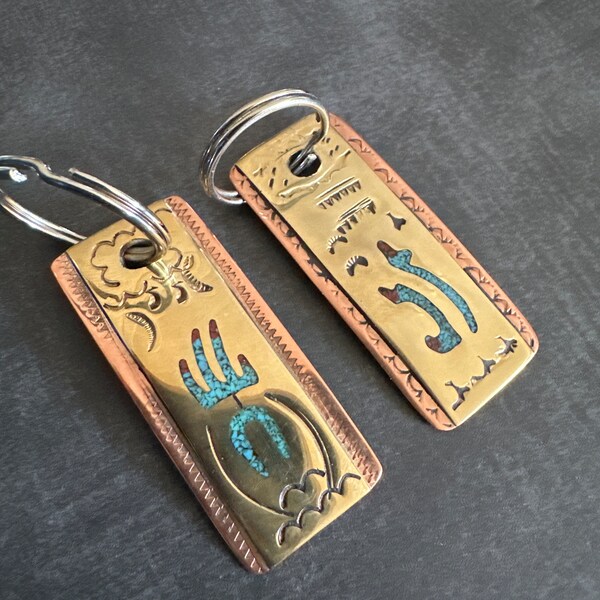 Navajo Keychain - Etsy