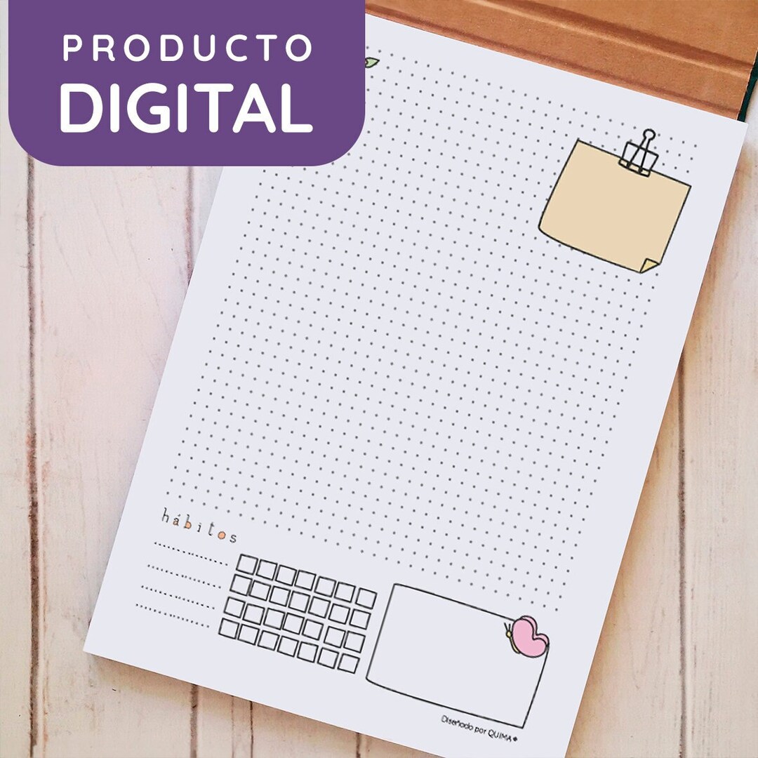 Block Notes A5 final Size Bullet Journal - Etsy