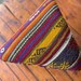 Triangle Kilim Ottoman, Kilim Ottoman Stool, Kilim Foot Rest, Beech ...